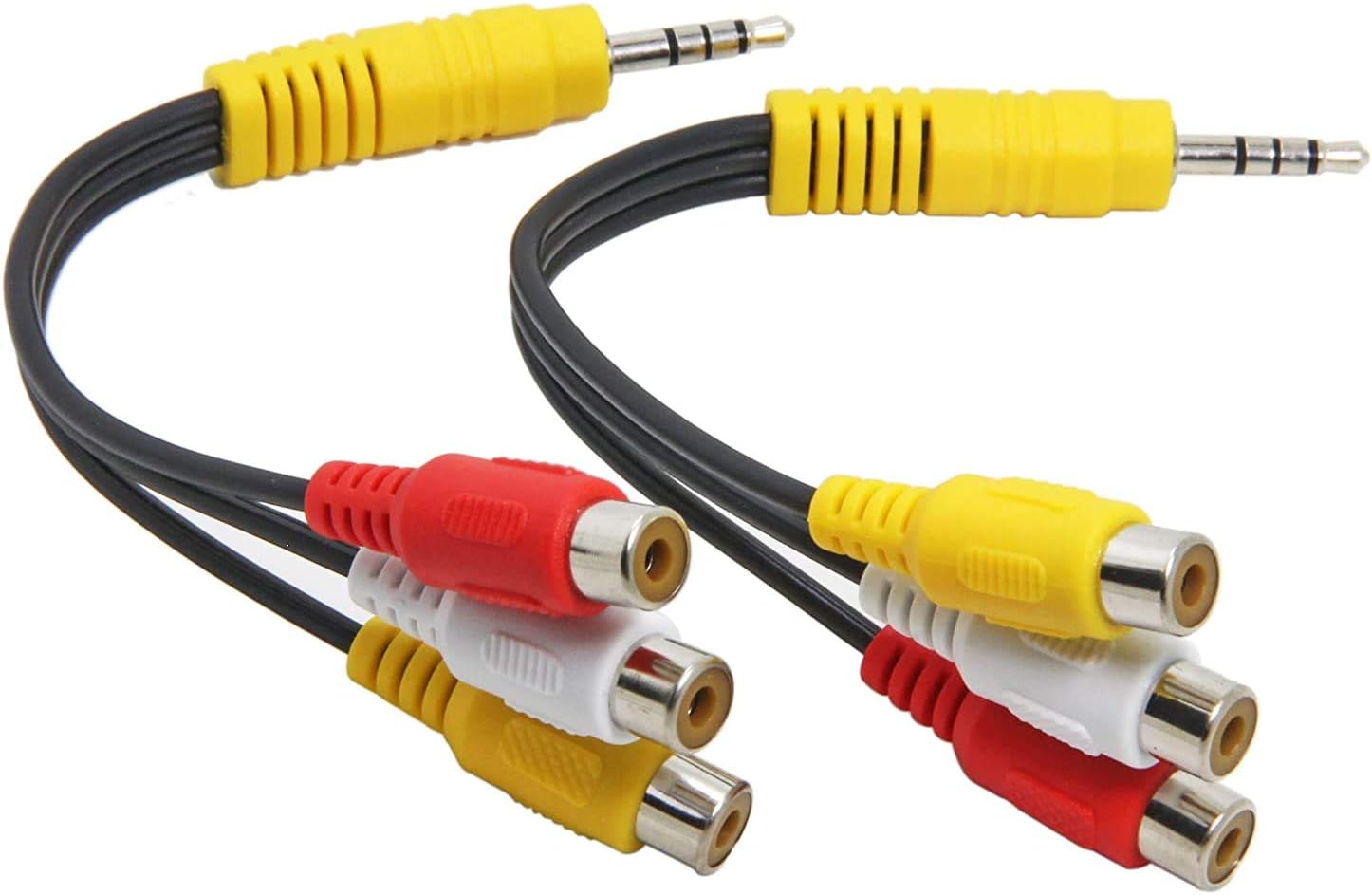 Amazon.co.jp: AV Terminal Converter Cable, RCA Cable, Stereo Mini ...