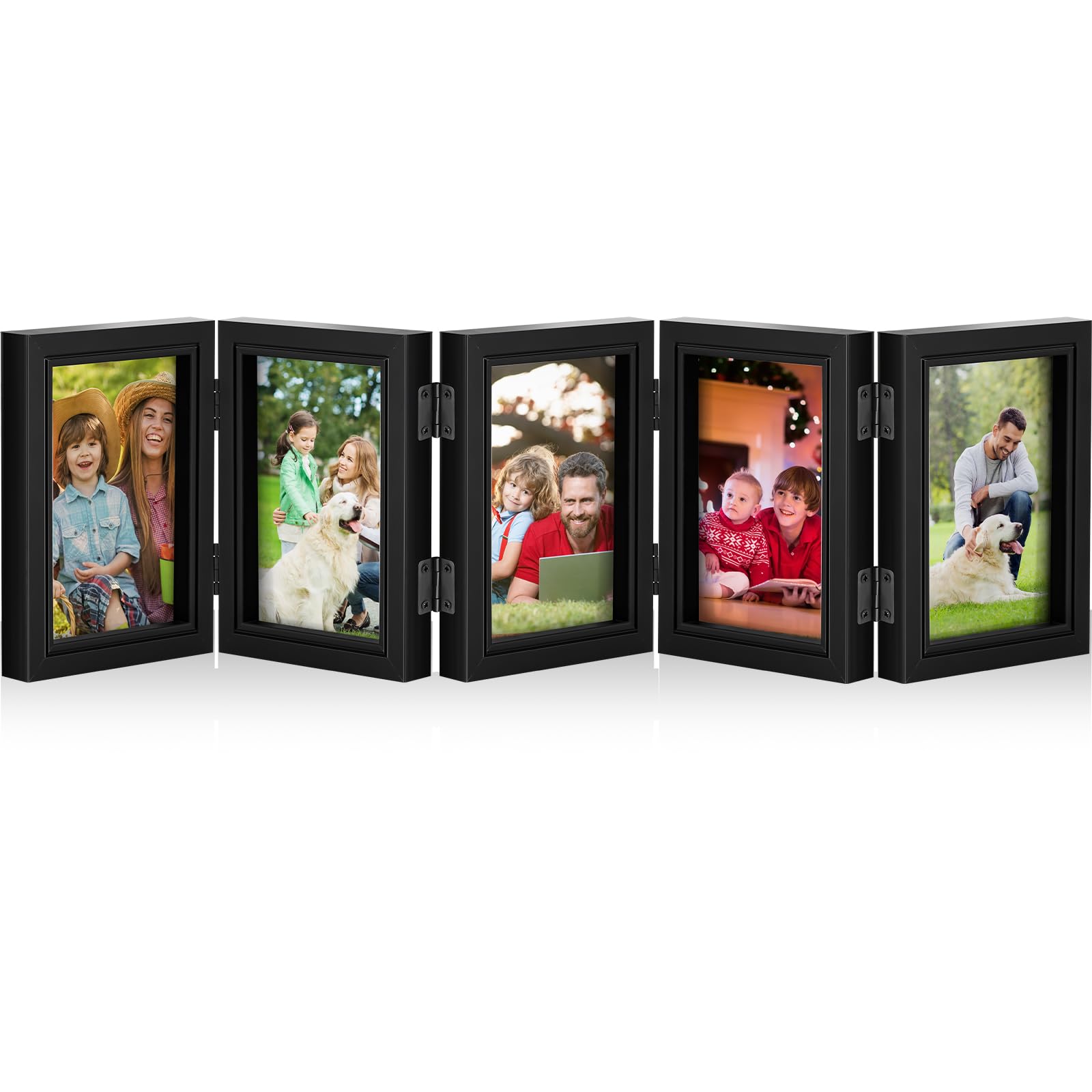 Amazon.com - Suzile 5 Folding Hinged Picture Frame 3.5 x 5 Inches ...