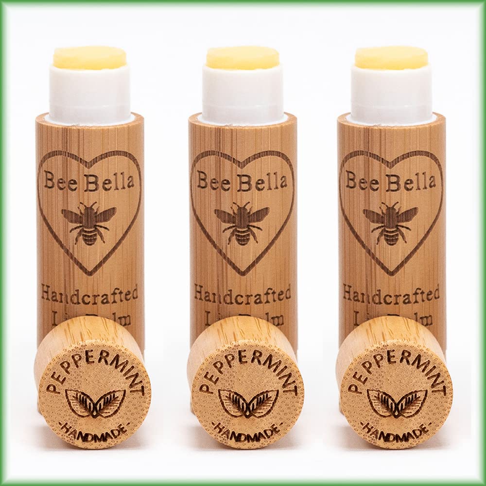 Amazon.com : Bee Bella Lip Balm Stocking Stuffer, Moisturizing Lip Care ...