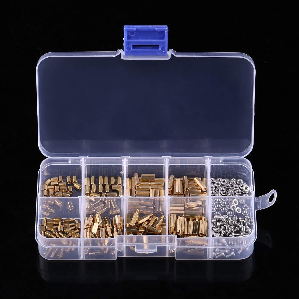 FTVOGUE Brass M2 M3 Hex Column Female Male Standoff Screw Nut ...