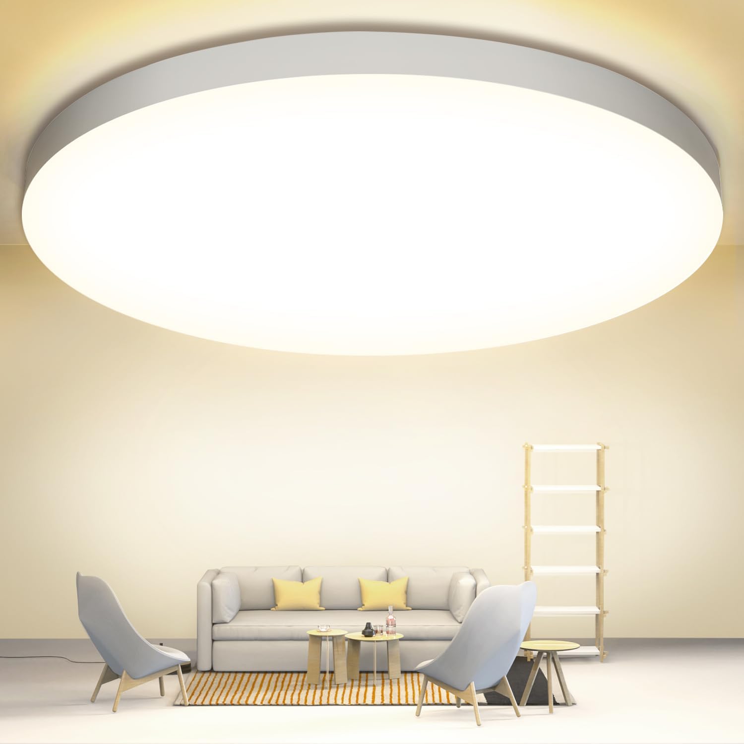OUILA Plafoniera LED Soffitto 24W, Lampada da Soffitto 4000K 2000LM ...