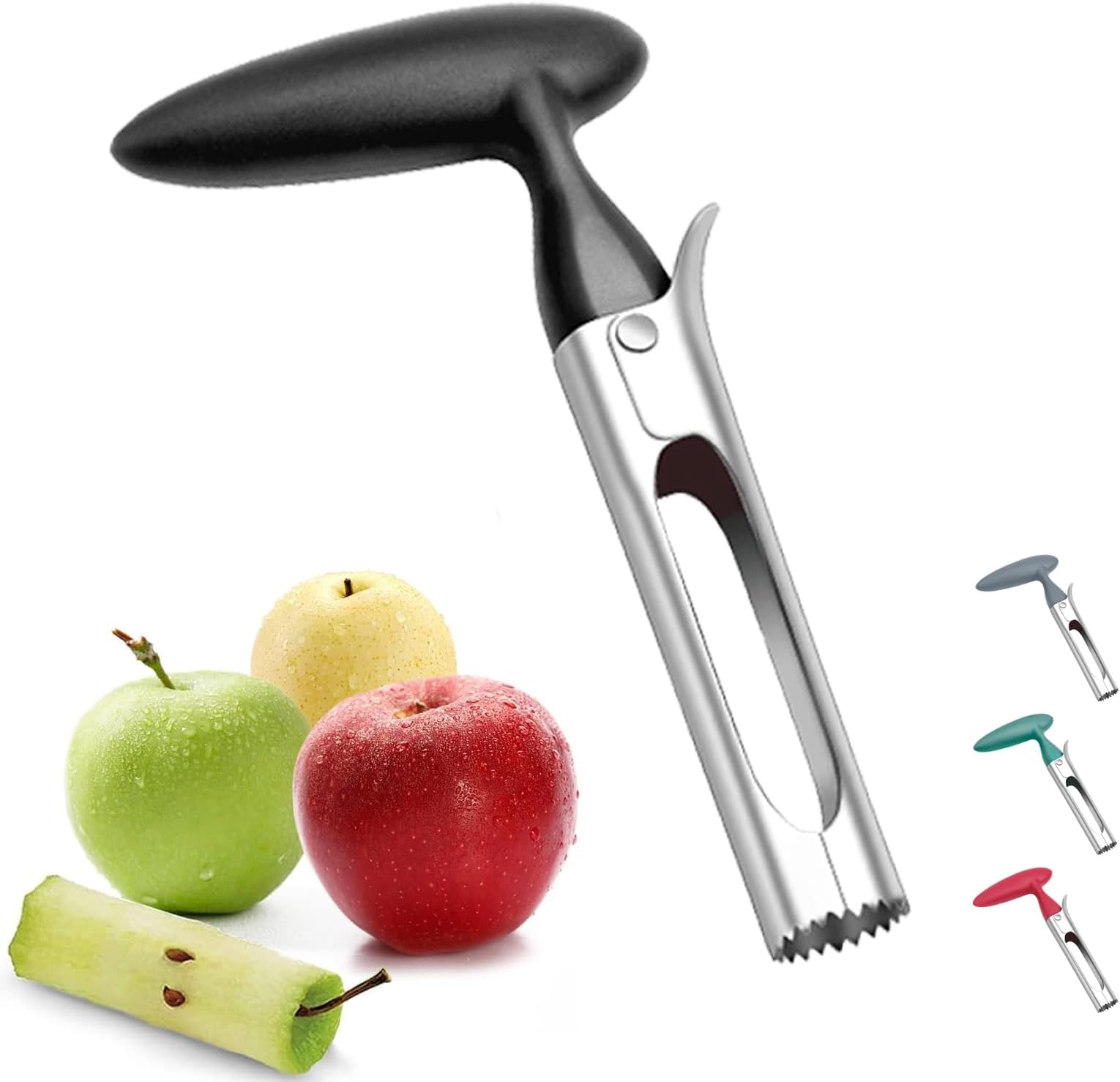 Chef Aid Apple Corer, Multi Function Fruit Corer With Round Serrated ...