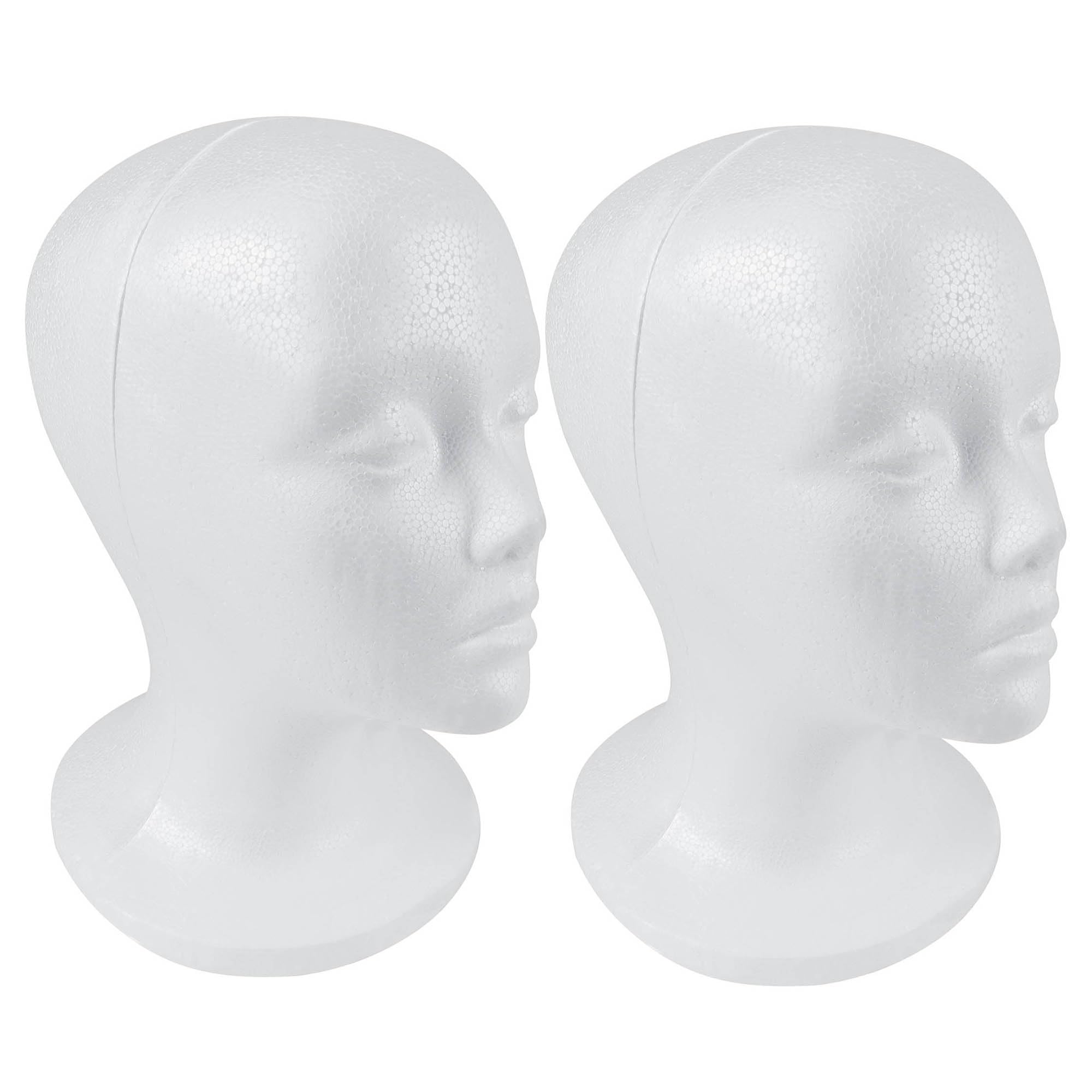 Amazon.com: SHANY Styrofoam Model Heads ,Hat Wig Foam Mannequin Female ...