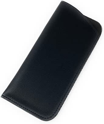 Slip-In Eyeglass Pouch Pocket Black Lightweight Protective Sleeve Case ...