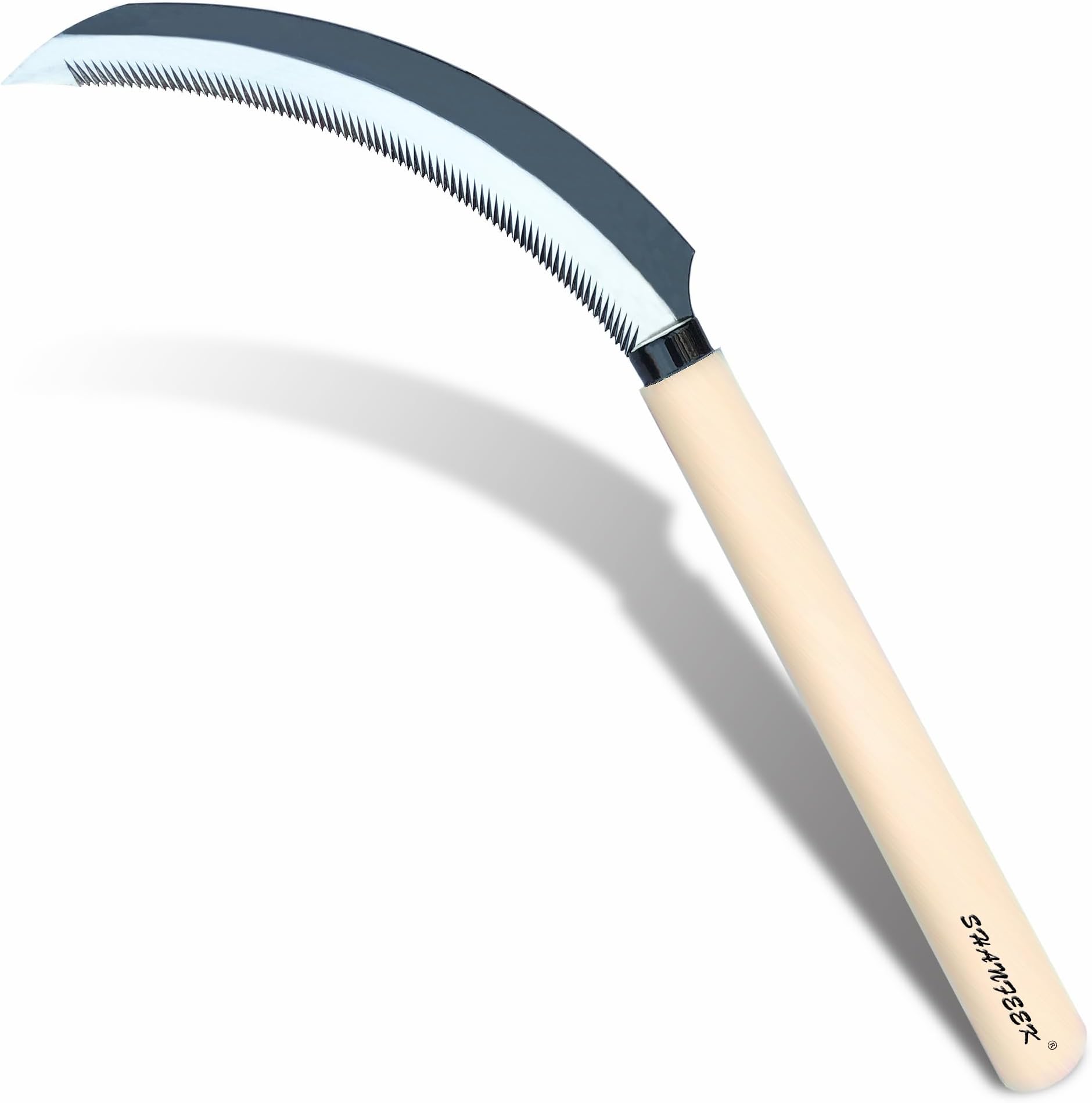 Amazon.com : Steel Grass Sickle,Clearing Sickle,Brush Clearing Sickle ...