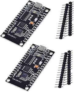 Amazon.com: HiLetgo 2pcs CH340G NodeMCU V3 Lua WiFi Module Integration of ESP8266 + Extra 32M ...