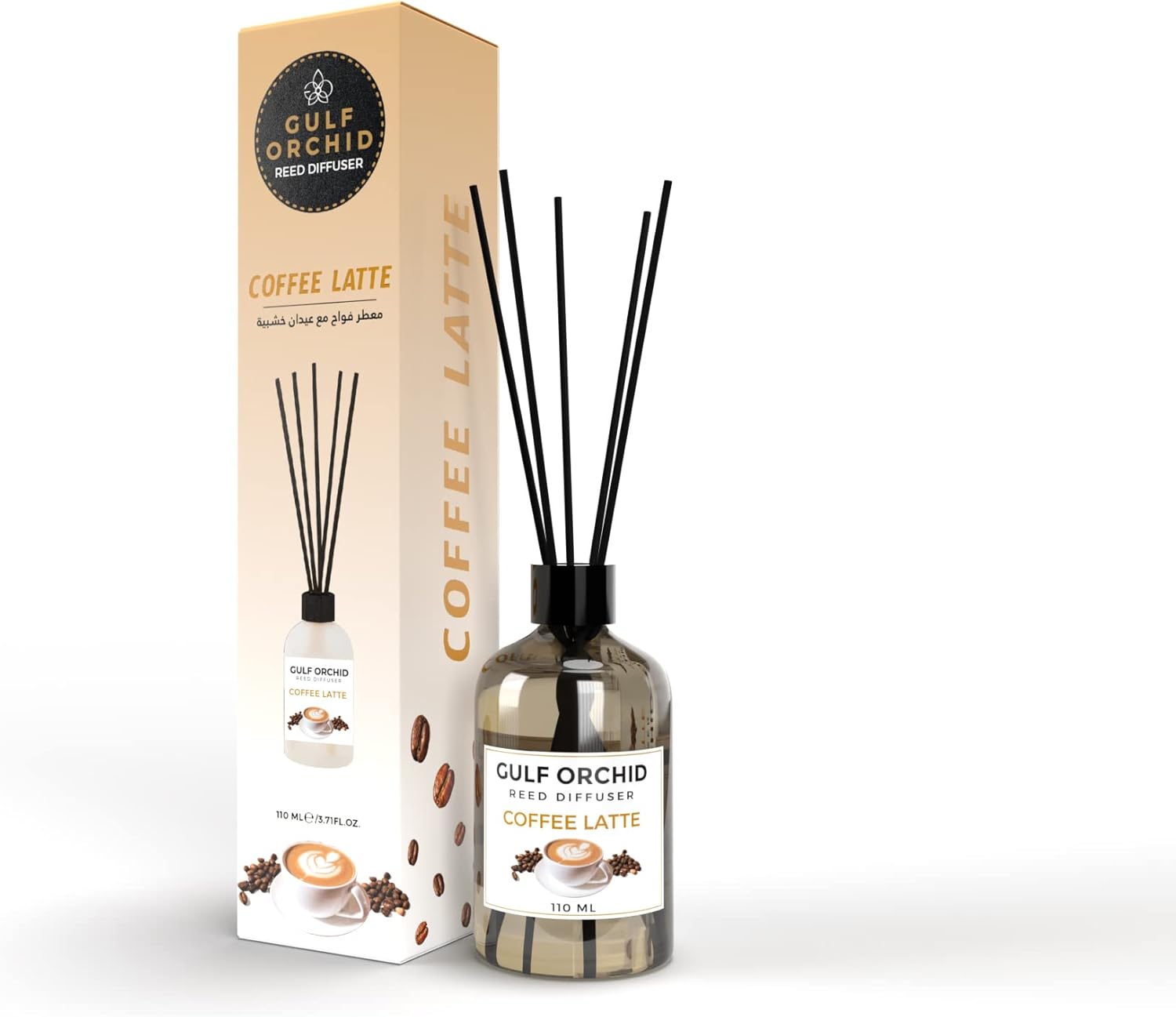 GULF ORCHID REED DIFFUSER 110 ML - COFFEE LATTE: Buy Online at Best ...