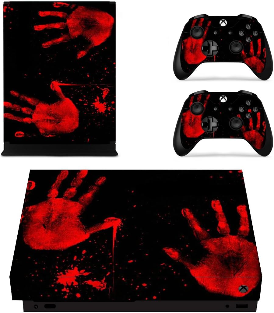 Amazon.com: eXtremeRate Full Set Faceplates Skin Stickers for Xbox One ...