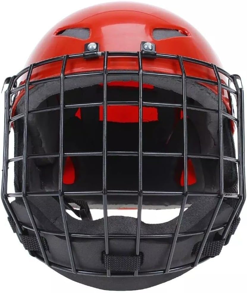 Rodeo Hard Bull Riding Protective Helmet Combo Red- Master Bulls ...