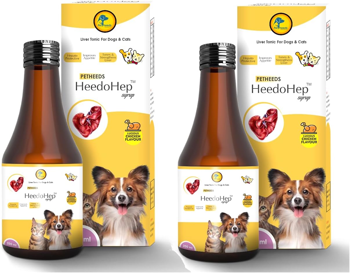 Buy PETHEEDS HeedoHep Liver Tonic with Lucious Chicken Flavor for Cat ...
