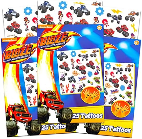 Amazon.com: Blaze and The Monster Machines Party Supplies Stickers ...