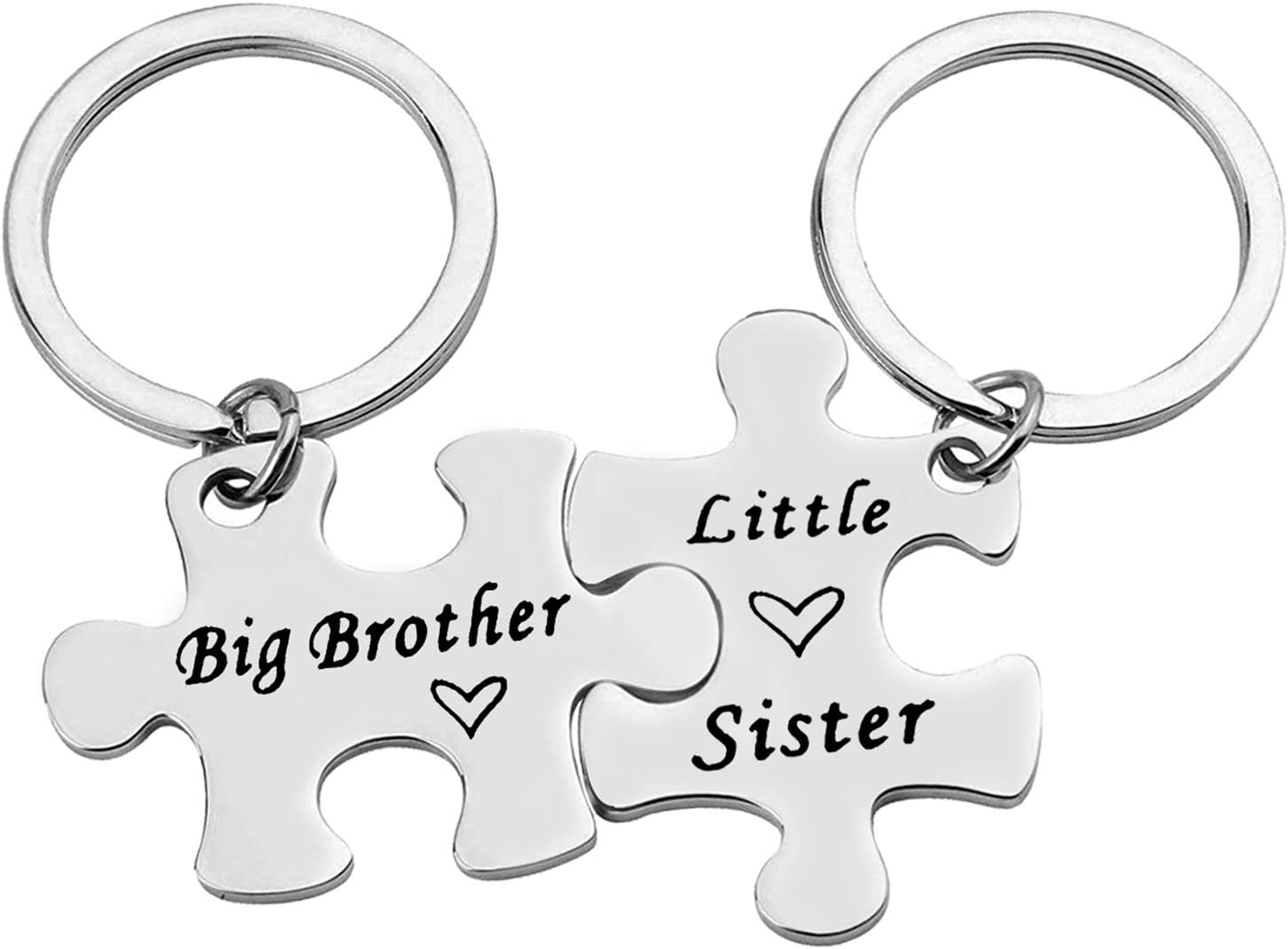 Amazon.com: Xiahuyu Brother Sister Keychain Set Brother and Sister ...