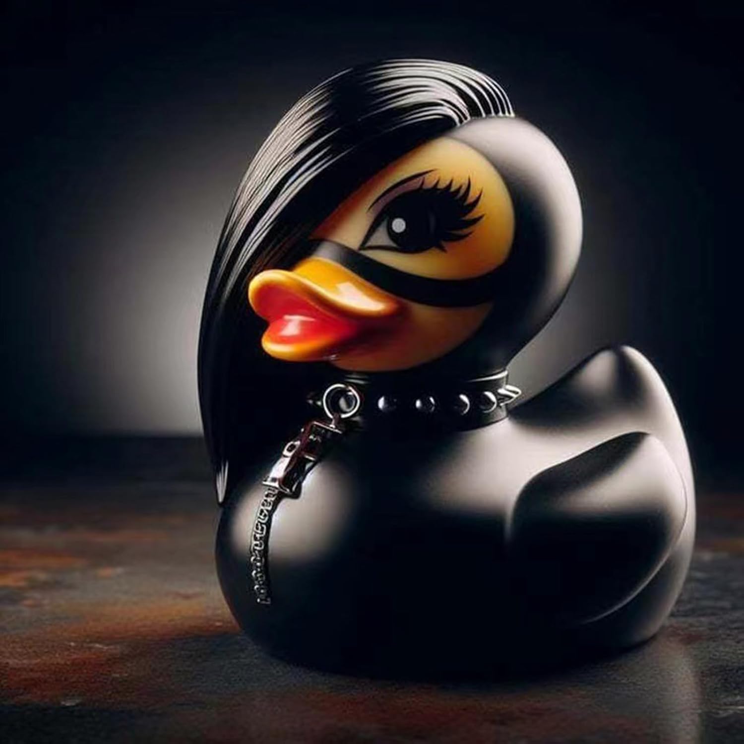 Amazon.com: YOKUSHI Whimsy Goth Duck Decor, Gothic Style Little Resin ...