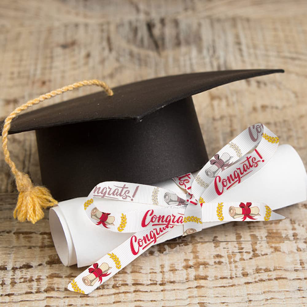 Snapklik.com : 4 Rolls 20 Yards 3/8" 3/4" Graduation Grosgrain Ribbon ...