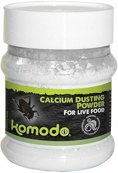 Komodo Calcium Powder 200g - Essential Amphibian Diet Supplement for ...