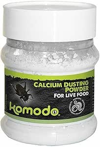 Komodo Calcium Powder 200g - Essential Amphibian Diet Supplement for ...