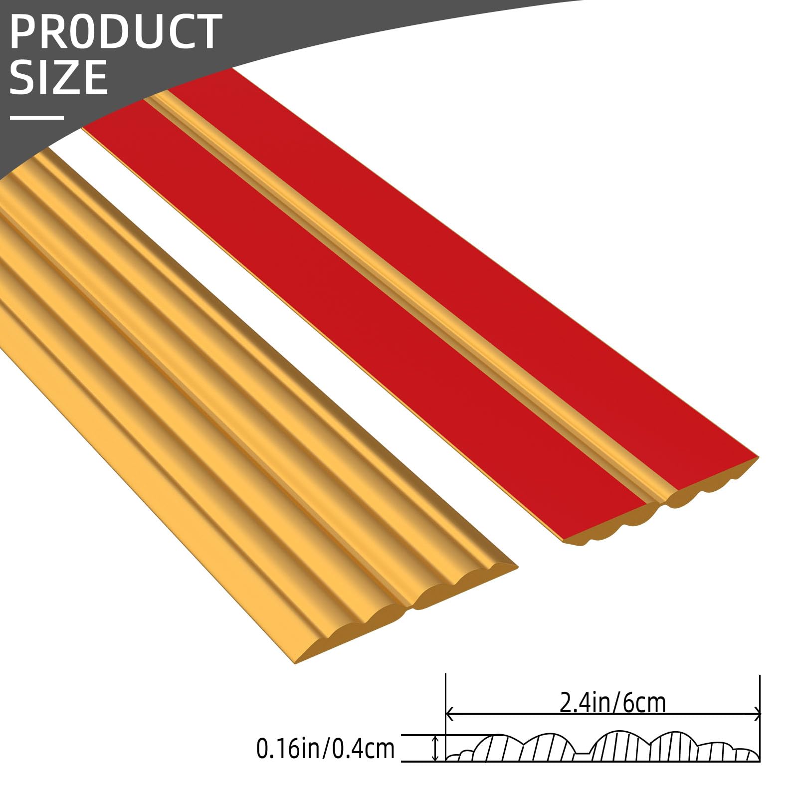 Snapklik.com : Flexible Inside & Outside Corner Trim Moulding, Peel And ...