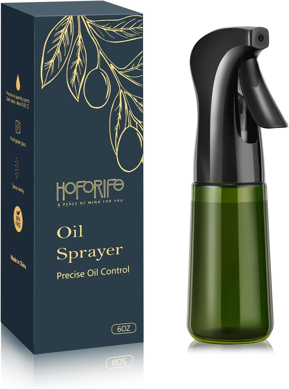 Amazon.com: Oil Sprayer for Cooking, Olive Oil Sprayer Mister, 200ml ...