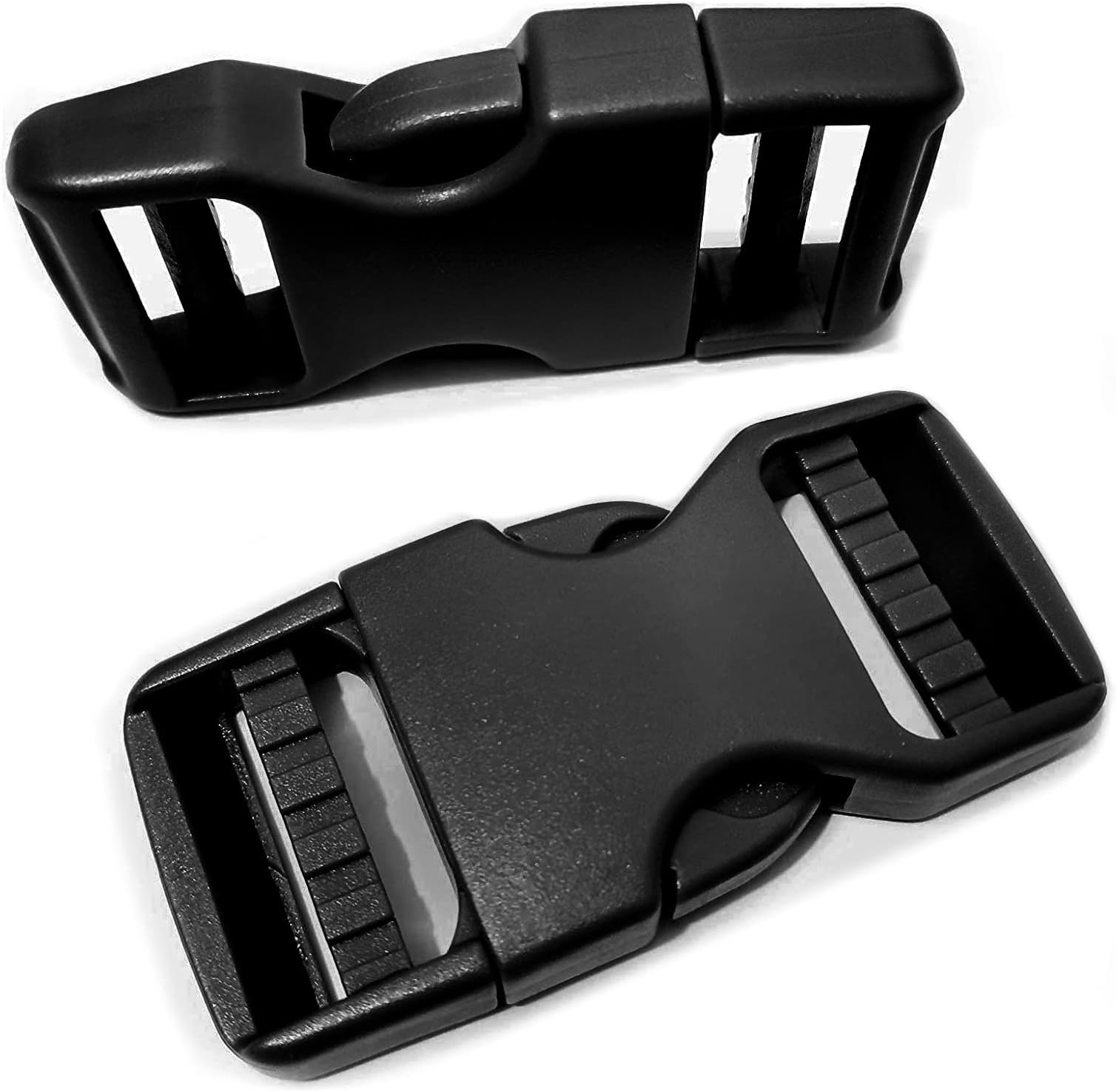 Amazon.com: LongSLong 20Pack 1 Inch Curved Side Release Plastic Buckles ...