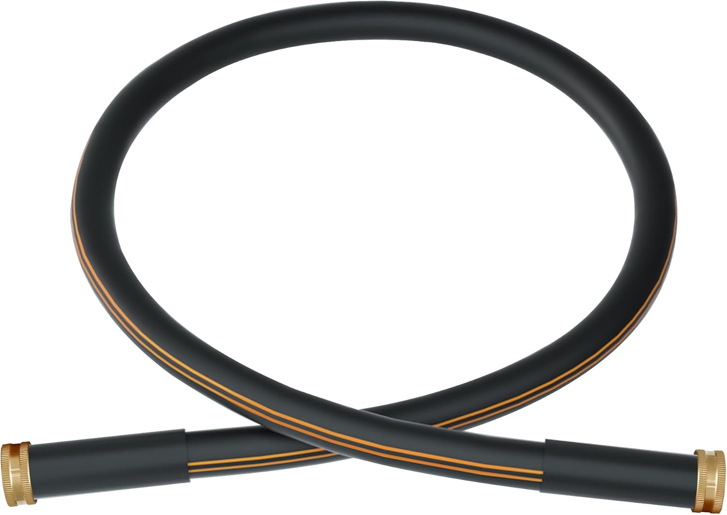 Brandclub - Atlantic Heavy Duty Garden Hose, 5/8 Inch x 4 ft, Black ...