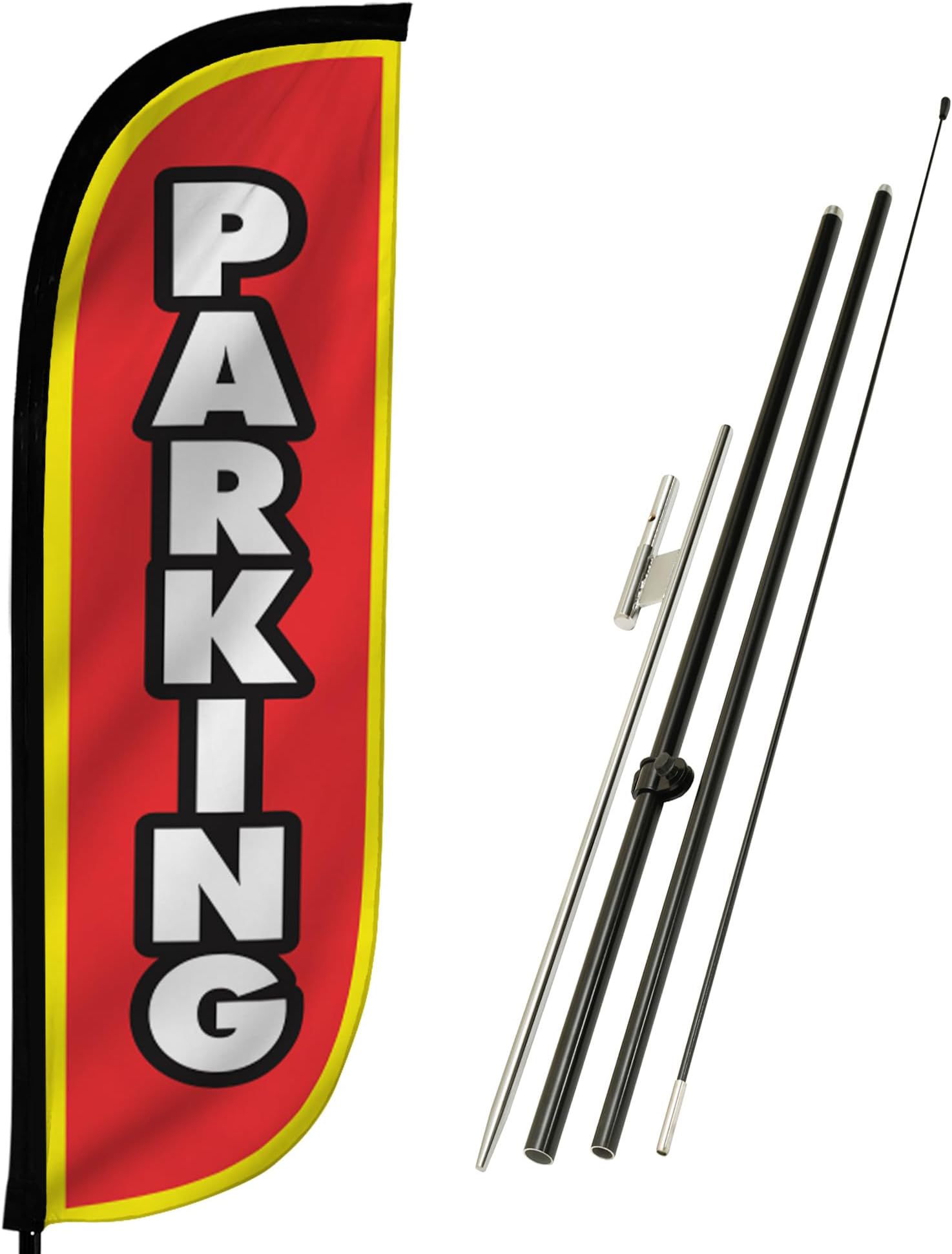 Amazon.com : LookOurWay Feather Flag Banner - 12 Feet Tall Advertising ...