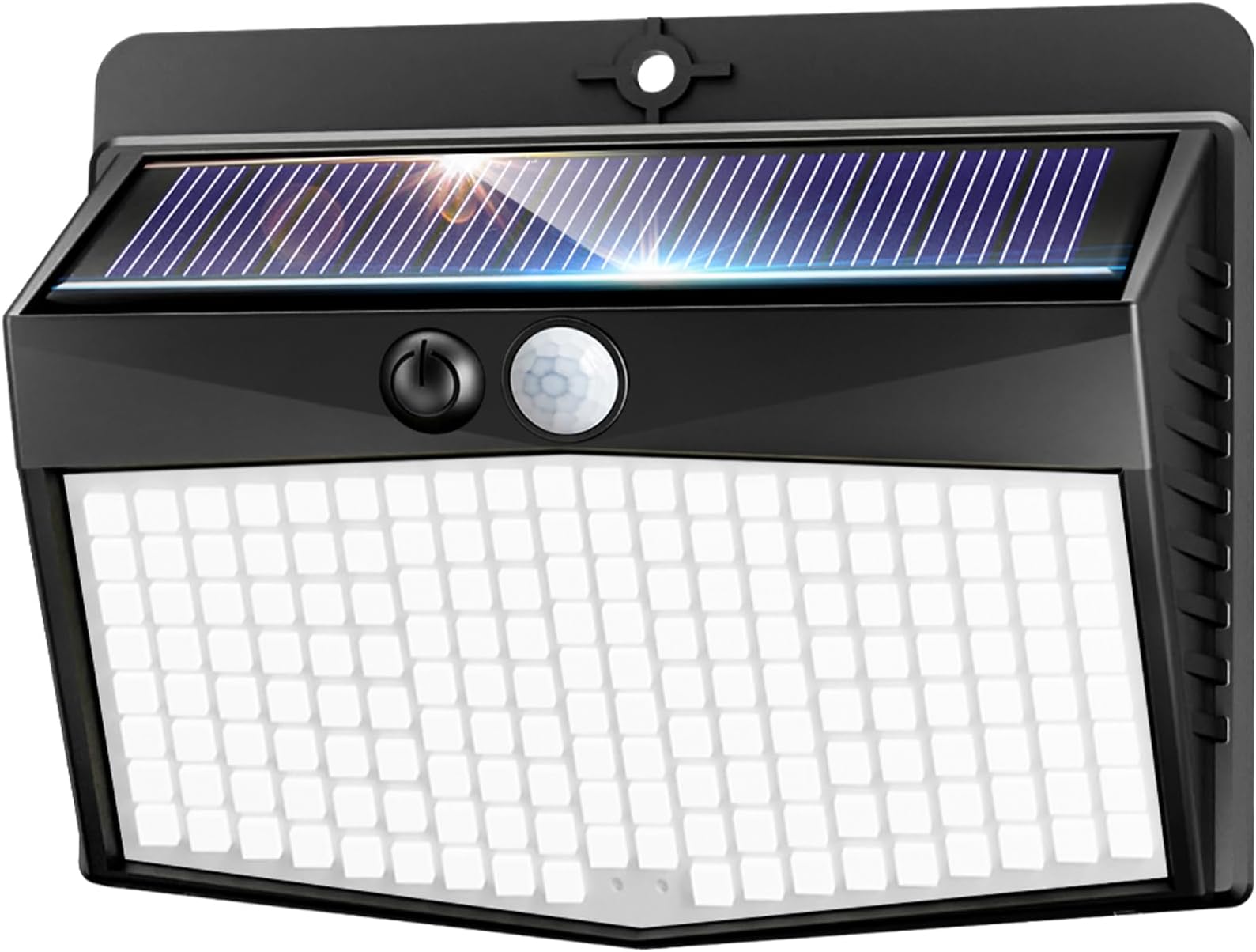 JACKYLED Solar Wandleuchte Aussen, Ultrahelle Solarlampen für Außen ...