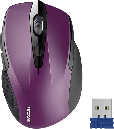 Amazon.com: Wireless Mouse, TECKNET Pro 2.4G Ergonomic Wireless Optical ...