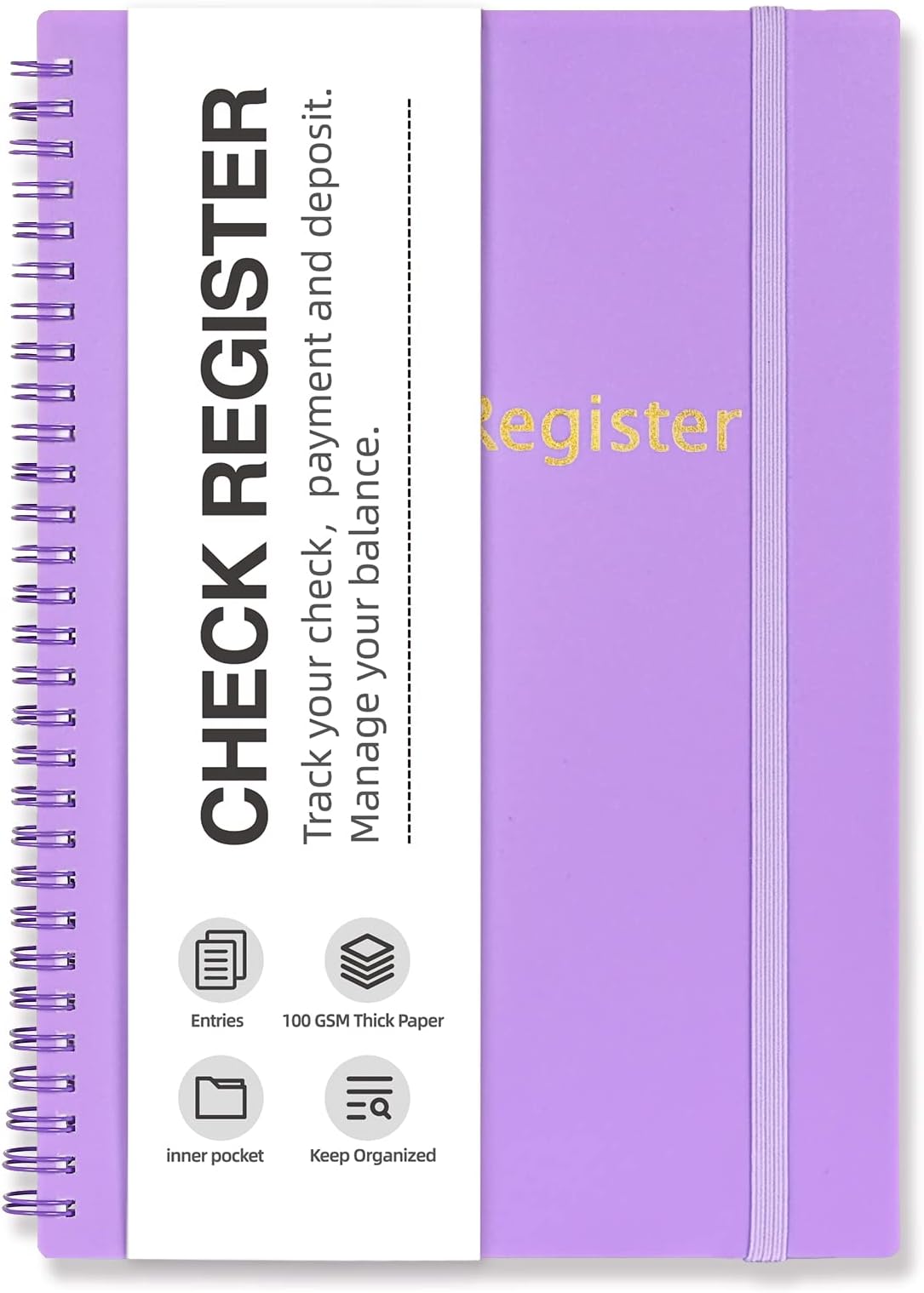 Amazon.com : Adams Check Payment and Deposit Register, 8-1/2" x 11", 44 ...