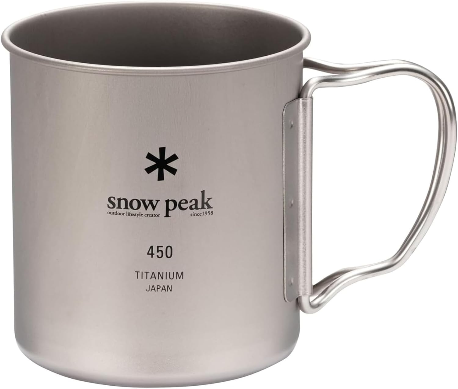 Amazon.com: Snow Peak Japanese Titanium 450 Mug Camping, Backpacking ...