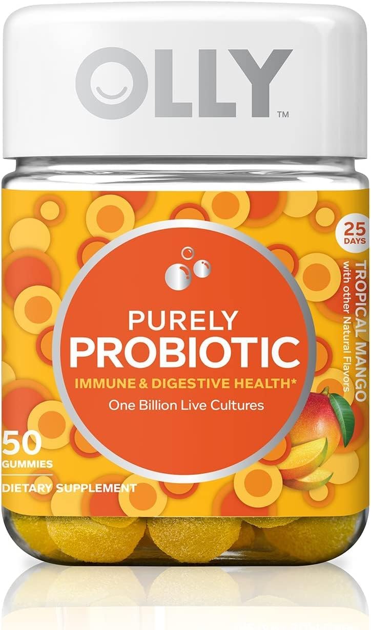 Amazon.com: Olly Probiotic Gummy, Immune and Digestive Support, 1 ...