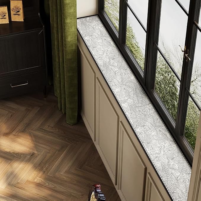 Amazon.com: PVC DustProof Thick Window Sill Mat Decorative Window Sill ...