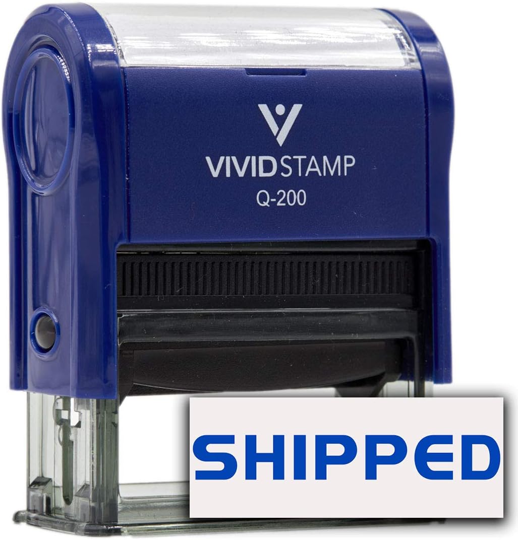 Amazon.com : Co-Pay Self Inking Rubber Stamp (Blue Ink) - Medium ...