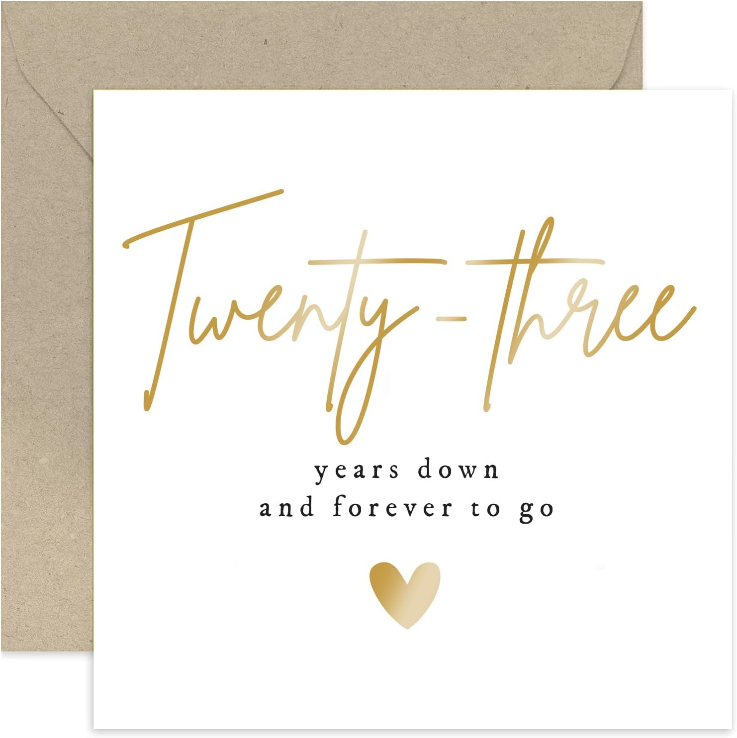 Old English Co. Twenty-three Years Down Forever To Go Wedding ...