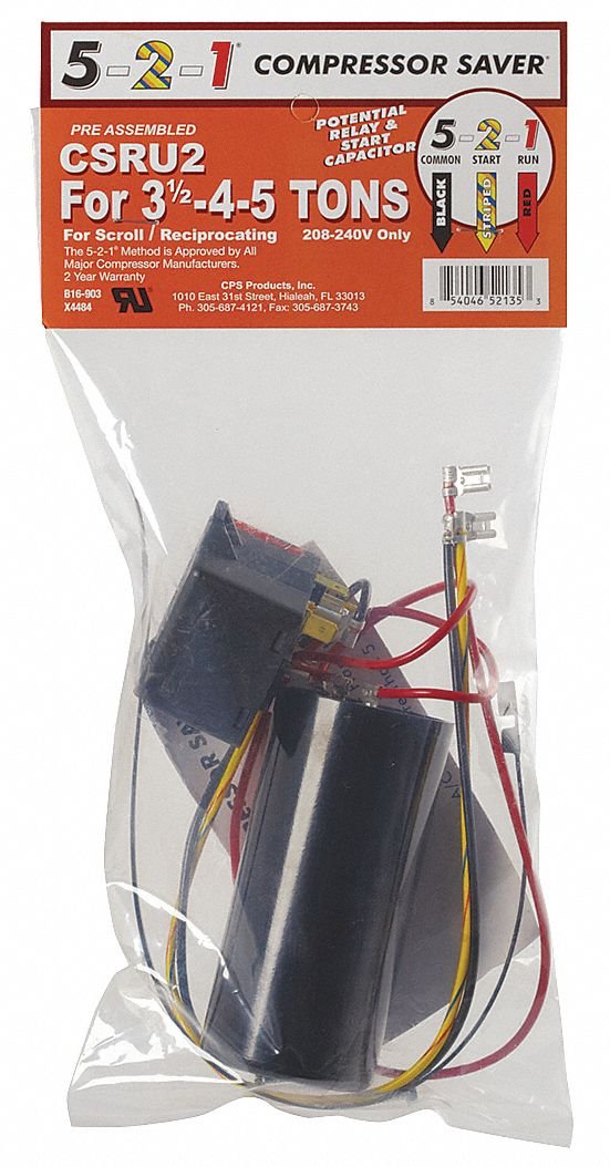 Amazon.com: 5-2-1 Compressor Saver Kit de arranque duro, 3.5-4-5 ...