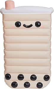 SMOKO Tayto Pearl Boba Tea Inflatable Pool Lounger Float : Amazon.sg: Toys