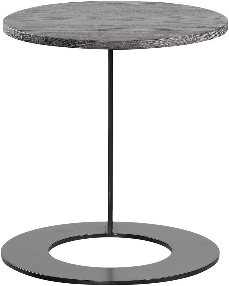 Amazon.com: Curations Geneva Round Side Table, Black : Home & Kitchen