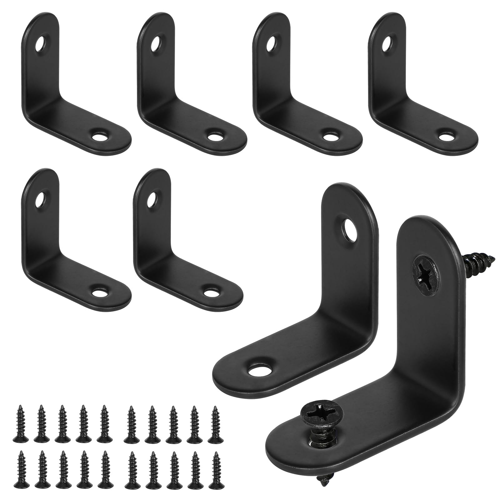 Snapklik.com : 8Pcs L Bracket Corner Braces, 90 Degree Corner Brackets ...