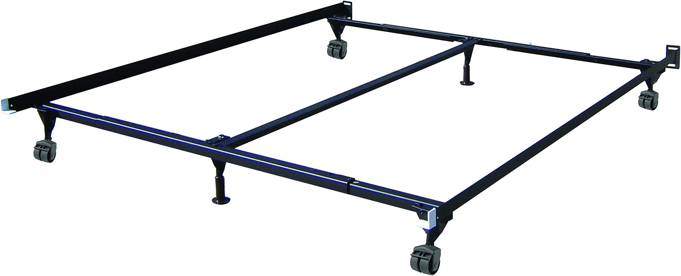 Amazon.com: Mantua Insta-Lock Adjustable 6-Leg Bedframe with Nylon ...