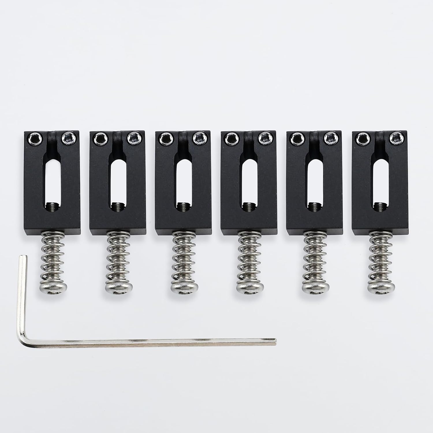 Amazon.com: OVSAL Guitar Bridge Saddles 10.5mm Stainless Steel Guitar ...