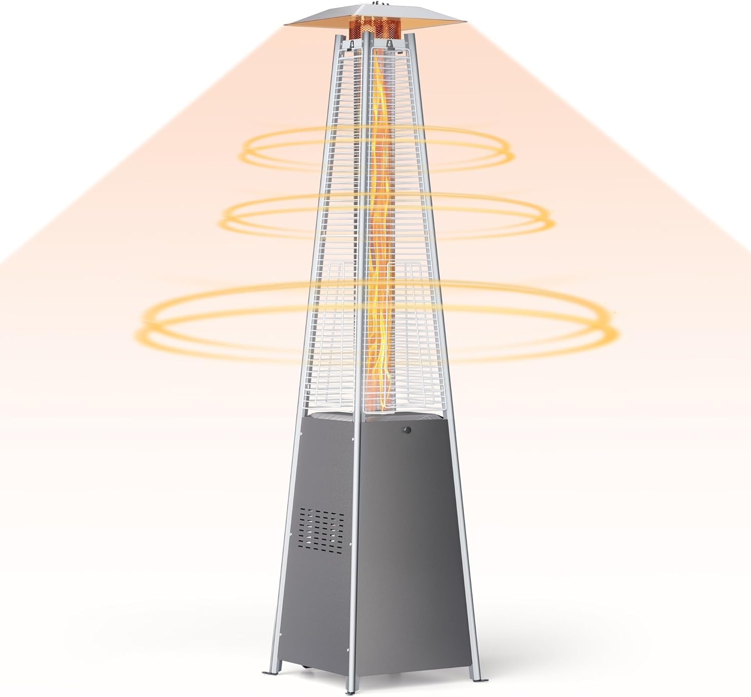 Amazon.com : SEGMART Pyramid Propane Patio Heater, 48,000 BTU Outdoor ...