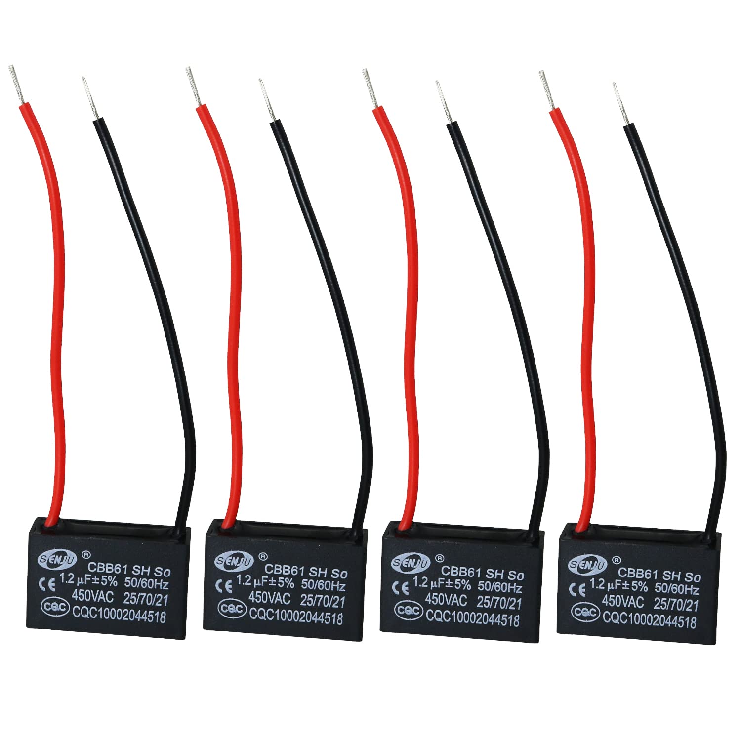 Ceiling Fan Capacitor FMHXG 4PCS 1.2uF 450V AC CBB61 Ceiling Fan ...