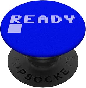 Amazon.com: Ready C64 Home Computer 80's Retro Gamer Coder Memento Gift PopSockets PopGrip ...