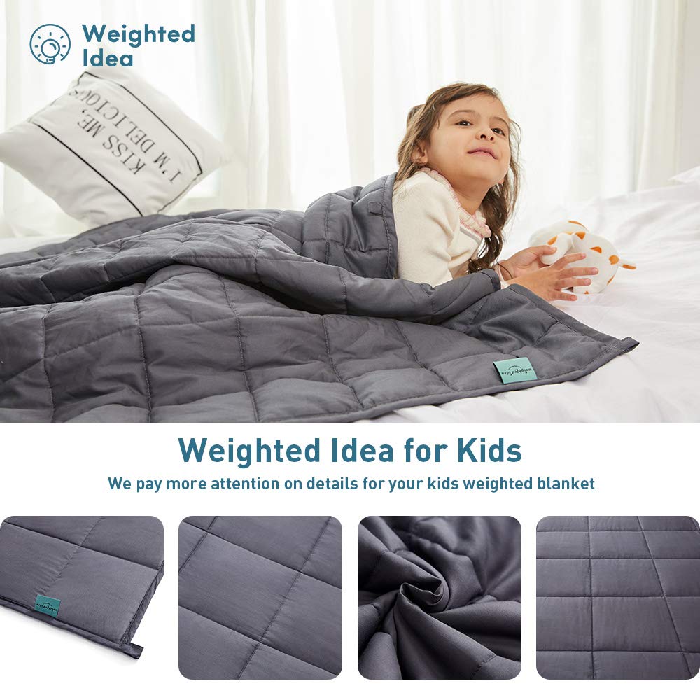 Snapklik.com : Weighted Idea Small Weighted Blanket 5 Lbs For Kids And ...