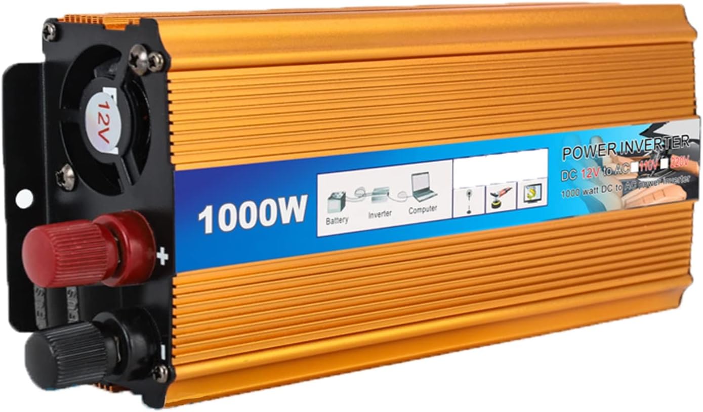 Amazon.com: NALMAXO Modified Sine Wave Power Inverter 1000W 12V/24V/60V/72V DC to 220V AC Multi ...