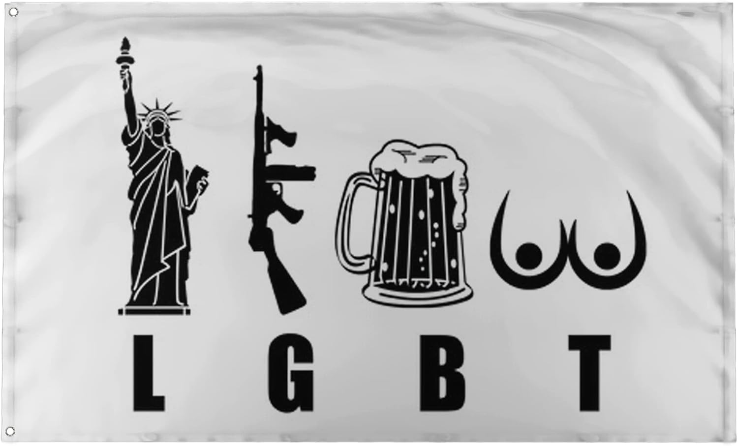 Banger - LGBT - Liberty Guns Beer Tits Motivational Inspirational ...