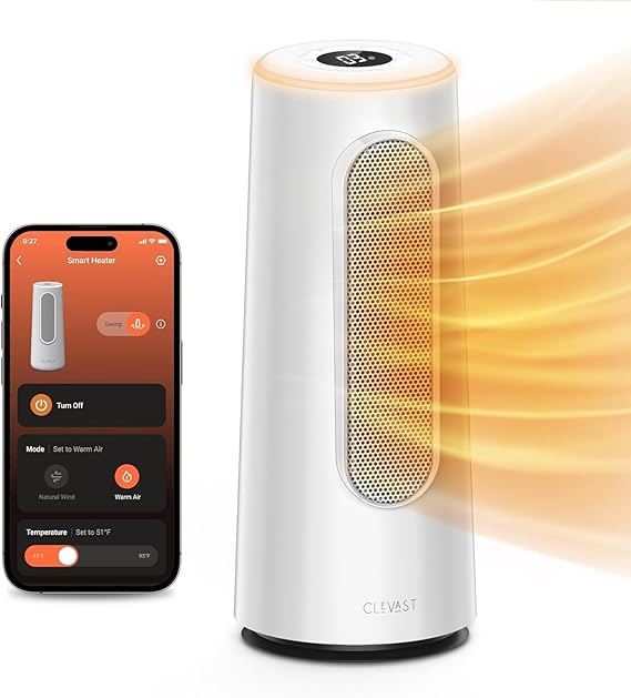 Amazon.com: CLEVAST Smart Space Heater for Indoor Use, 1500W Fast ...