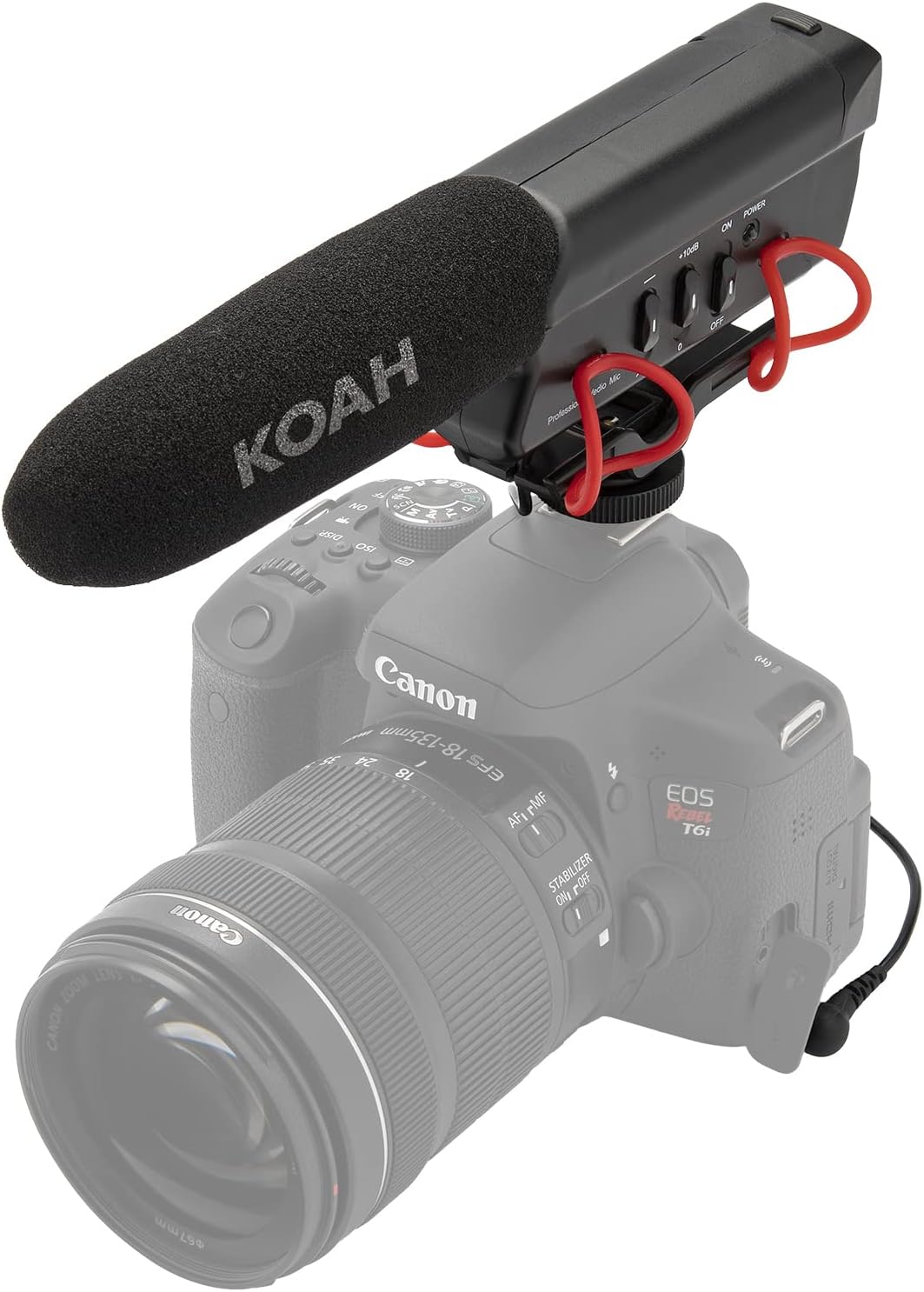 Amazon.com : Koah Shotgun Camera Microphone – Professional On Camera ...