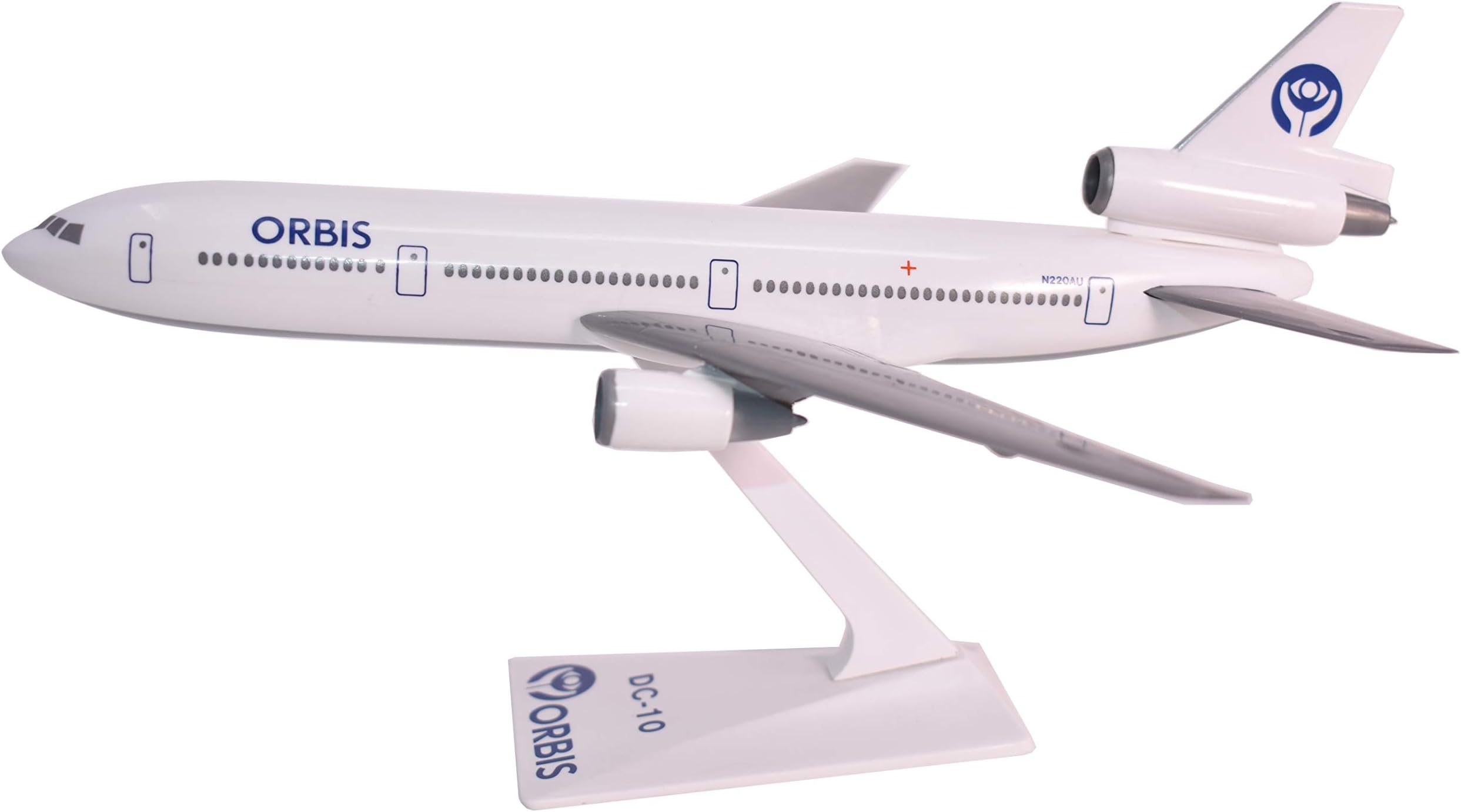 Amazon.com: Flight Miniatures Western White Scheme DC-10 1:250 Scale ...