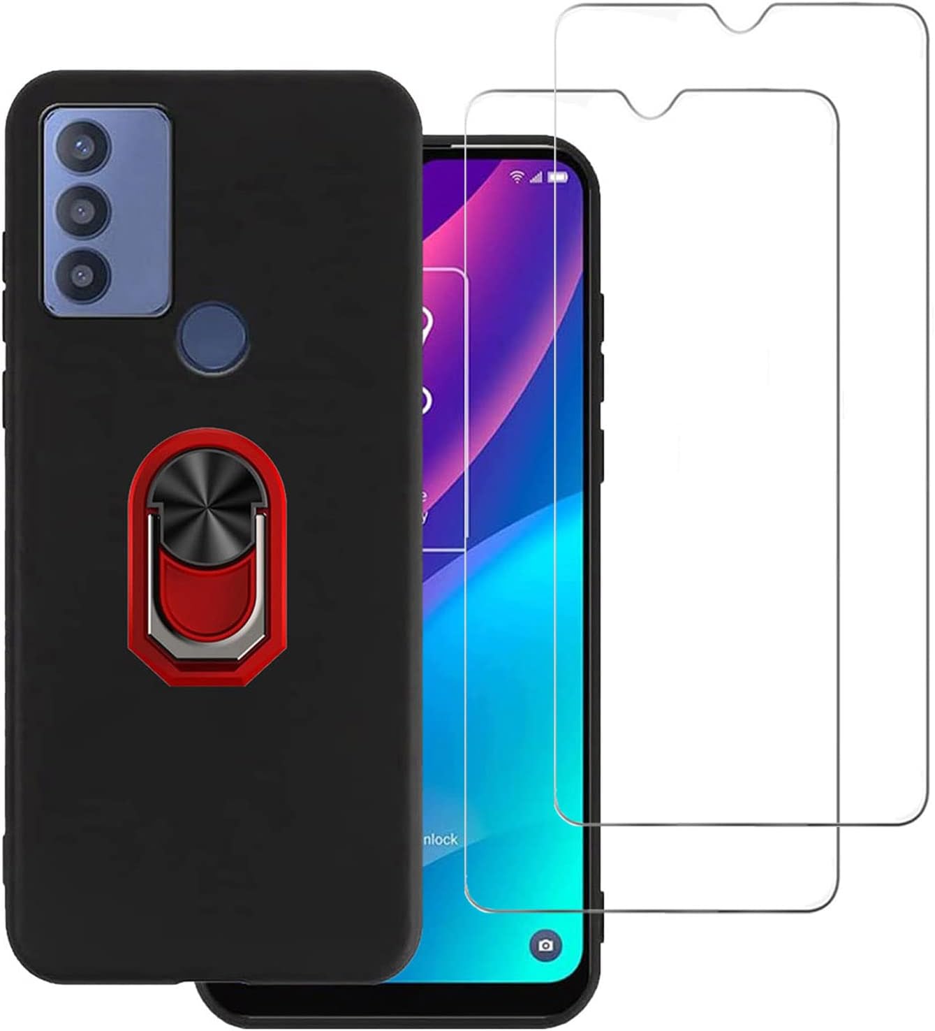 Amazon.com: DAMONDY for Wiko Voix Case 2 Pack Screen Protector Tempered Glass, Wiko Voix Case ...