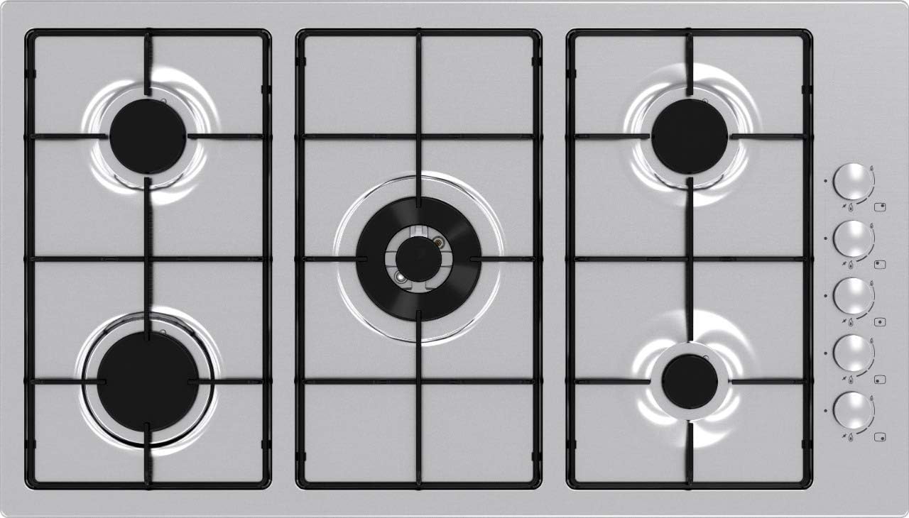 General Goldin General Golden 6 Steel Burners Oven, 90 cm x 60 cm Size ...